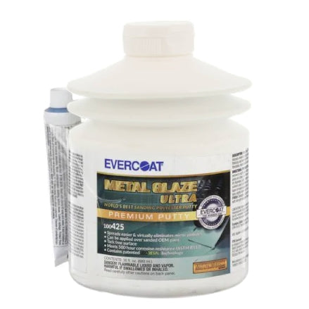 Evercoat Metal Glaze Ultra Polyester Putty Plus Hardener, 100425 ...