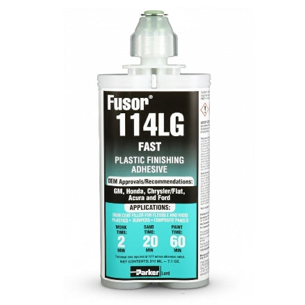 Fusor 114LG Plastic Finishing Epoxy Adhesive, Fast, 210ml, 3029867 ...