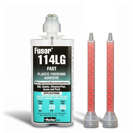 Fusor 114LG Plastic Finishing Epoxy Adhesive, Fast, 210ml, 3029867 ...