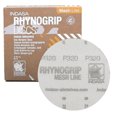 Indasa 5" Rhynogrip Mesh Line Vacuum Sanding Discs – FinishingFocus.com
