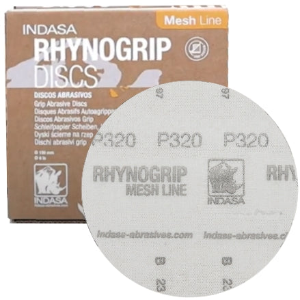 Indasa 6" Rhynogrip Mesh Line Vacuum Sanding Discs – FinishingFocus.com