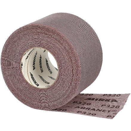 Mirka 4.5" x 82' Abranet Grip Vacuum Sanding Rolls, 9A-110 Series ...