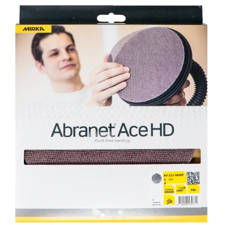 Mirka 9" Abranet Ace HD Sanding Discs, Retail Packs, AH-223-RP Series ...