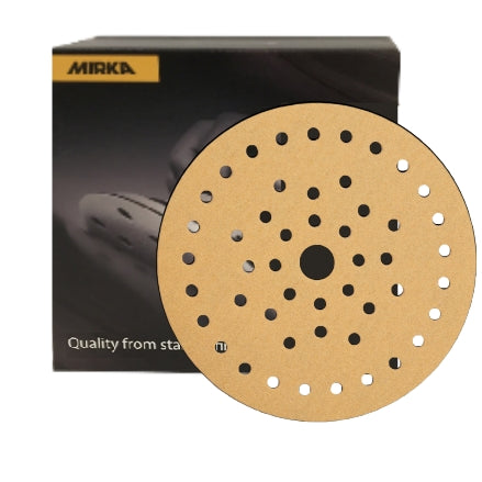 Mirka Gold 6" Multifit Grip Vacuum Sanding Discs, 23-6MF Series ...