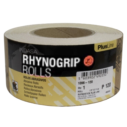 Indasa 2.75" Rhynogrip PlusLine Long Board Sanding Rolls, 1095 Series ...