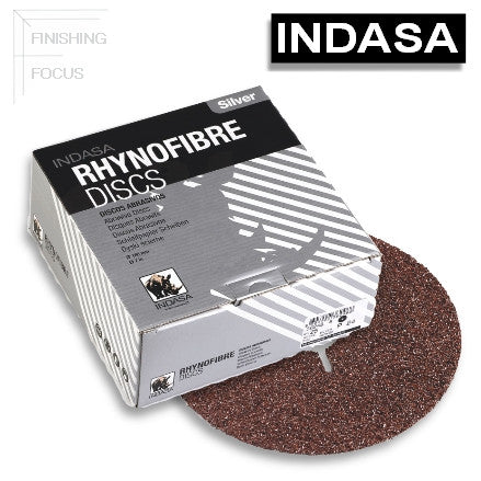 Indasa 5" Rhynofibre "A" Silver Resin Fibre Grinding Discs, 1000 Serie ...