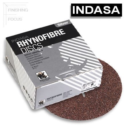 Indasa 7" Rhynofibre "A" Silver Resin Fibre Grinding Discs, 2000 Serie ...