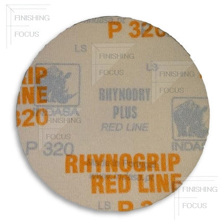 Indasa 3" Rhynogrip RedLine Solid Sanding Discs, 320 Series ...