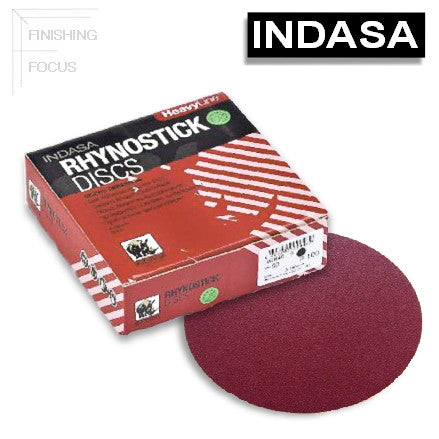 Indasa 5" Rhynostick HeavyLine PSA Solid Sanding Discs, 500-E Series ...