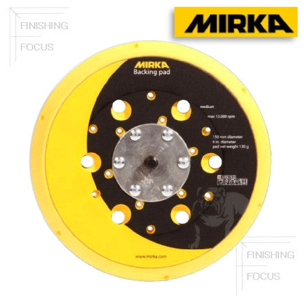 Mirka 6" Grip 48-Hole Vacuum Backup Sanding Pad + Pad Saver, 916GV48 ...