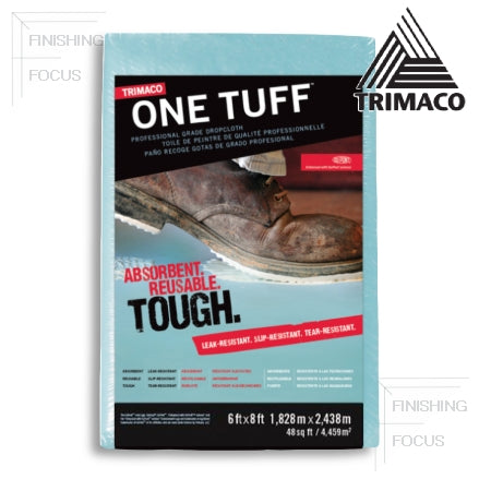 Trimaco One Tuff™ Coated Drop Cloth, 6' x 8', 90088 – FinishingFocus.com