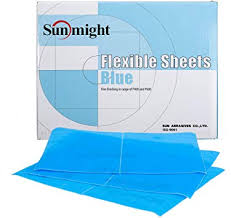 Sunmight Flexible Film Grip Sheets, Blue (400-600 grit), 60118 ...